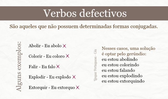 Verbos Defectivos
