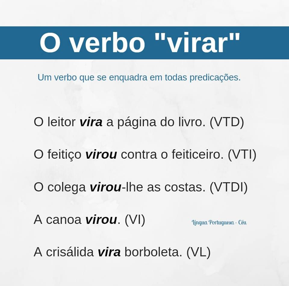 O verbo “virar”