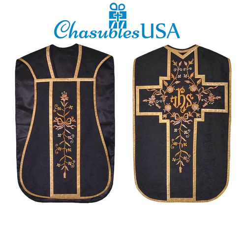 Fiddleback Chasuble & Low Mass Set | chasubles-usa