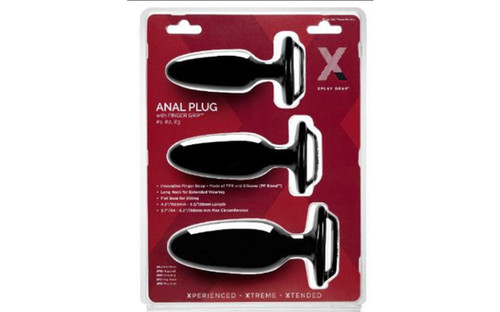 Xplay Finger Grip Plug Starter Kit | Blueberry Erotica