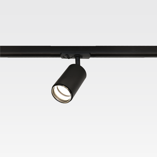 Roma Tracklight (Black,Chrome Rim) | shioklighting