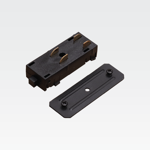 Magnetic Track Power + Rail Connector (Straight) | shioklighting