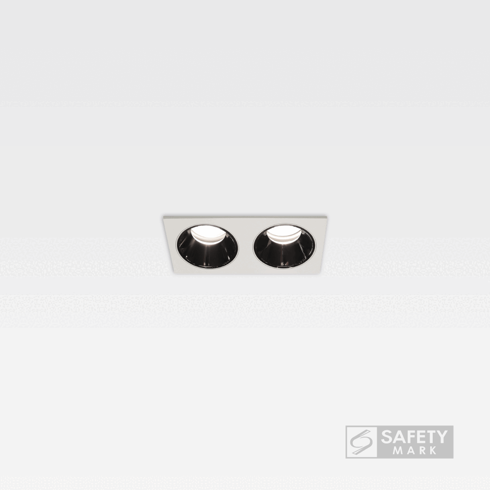 Mini Nova Spotlight (white, double, with reflector) | shioklighting