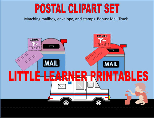Post Office Theme Clipart Set | Little Learner
