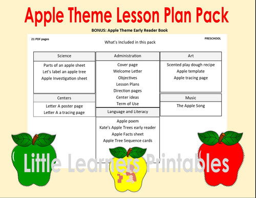 Apple Theme Lesson Plans | Little Learner