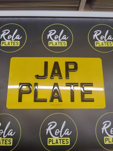 Jap/Import Plates | RolaPlates