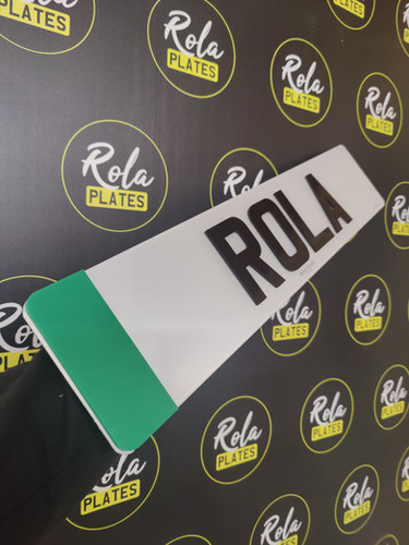 Green Electric Number Plates | RolaPlates
