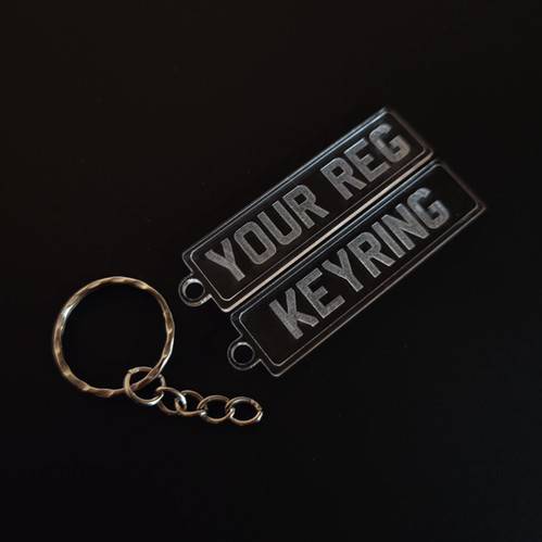 Acrylic Engraved Keyring | RolaPlates