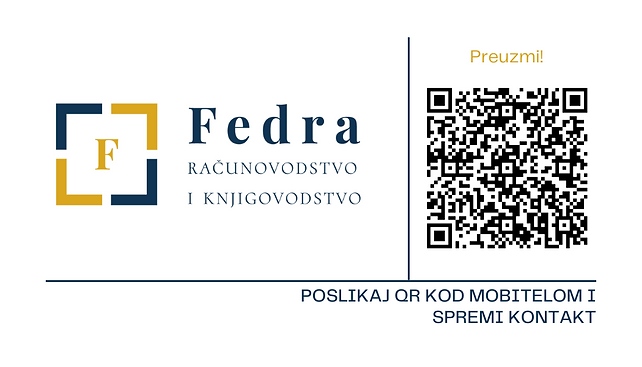 Digitalna posjetnica | Fedra računovodstvo