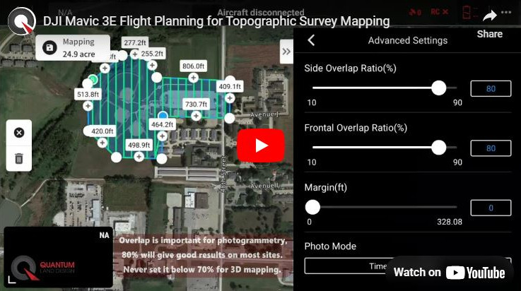 DJI Mavic 3E Training Videos for Topo Mapping