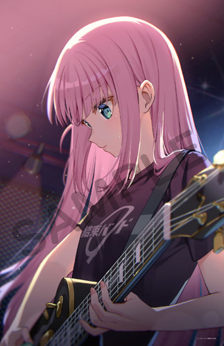 Cool Bocchi Art Print | Rosuuri Artshop