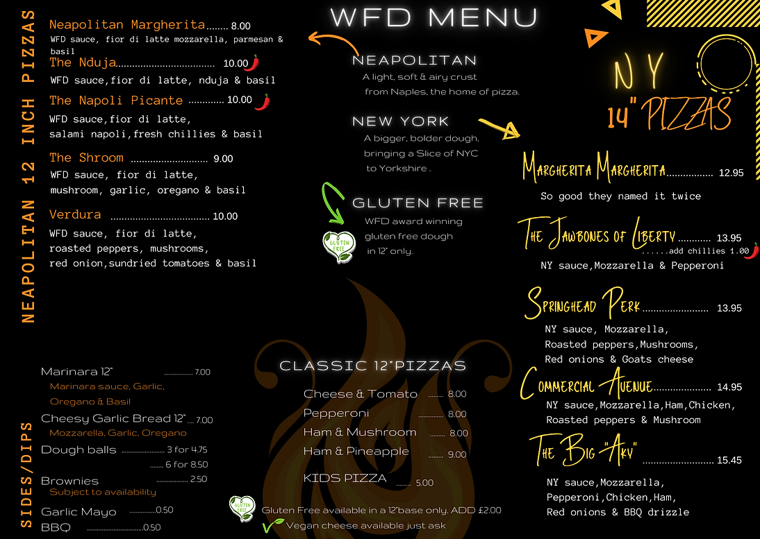TAKE AWAY MENU | wood-fire-dine