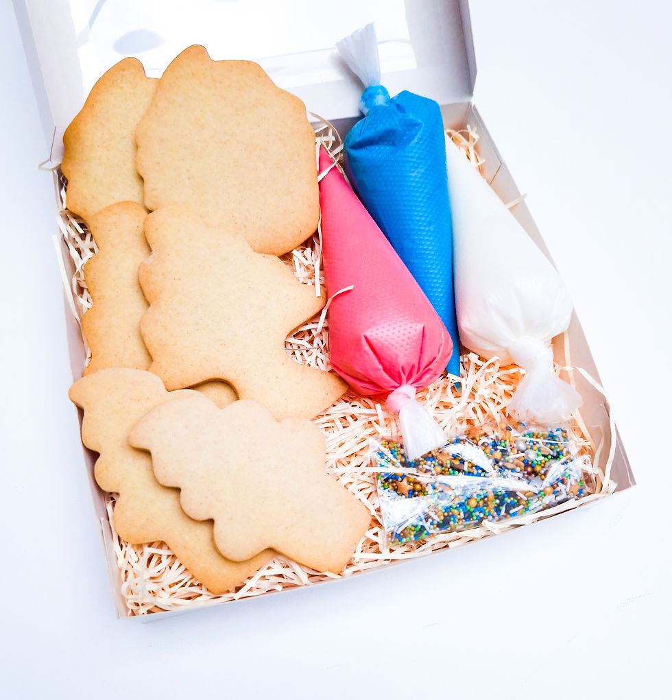 Birthday DIY Cookie Decorating Kit | Biscuit Gifts | The Mini Baker's Box