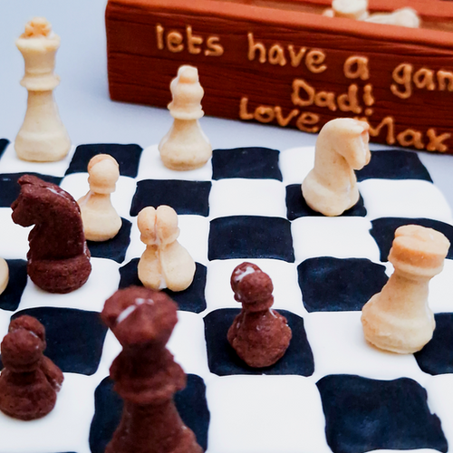 3D Chess Board Biscuit Set - Personalised Letterbox Biscuits | The Mini ...