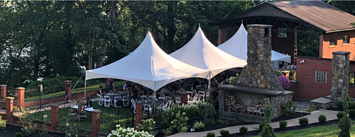 20x40 High Peak Frame Tent | OV Party Rentals