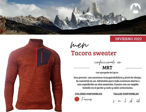 Tacora sweater Makalu MENS | Kika Spor