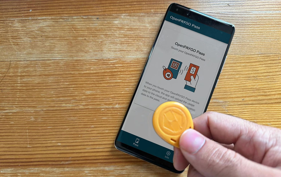 OpenPAYGO™ Pass: Paygo Activation in Areas with low connection