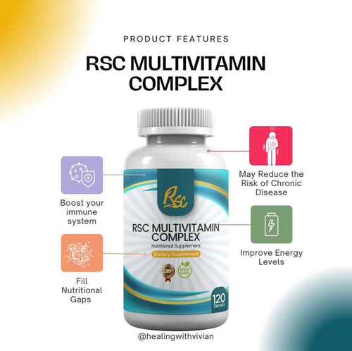 RSC MULTIVITAMIN COMPLEX 120TABLETS | Riovian Skincare