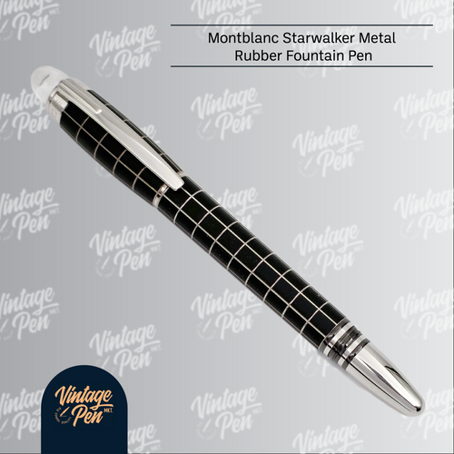 Montblanc StarWalker Metal Rubber Fountain pen | Vintage Pen Market