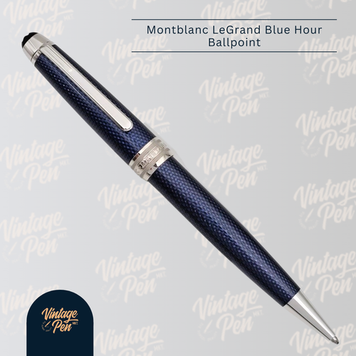 Montblanc LeGrand Solitaire Blue Hour Ballpoint | Vintage Pen Market