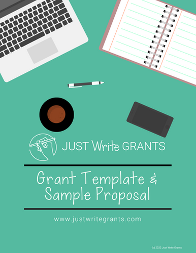 Grant Template & Sample Proposal Plus BONUS | Just Write Grants