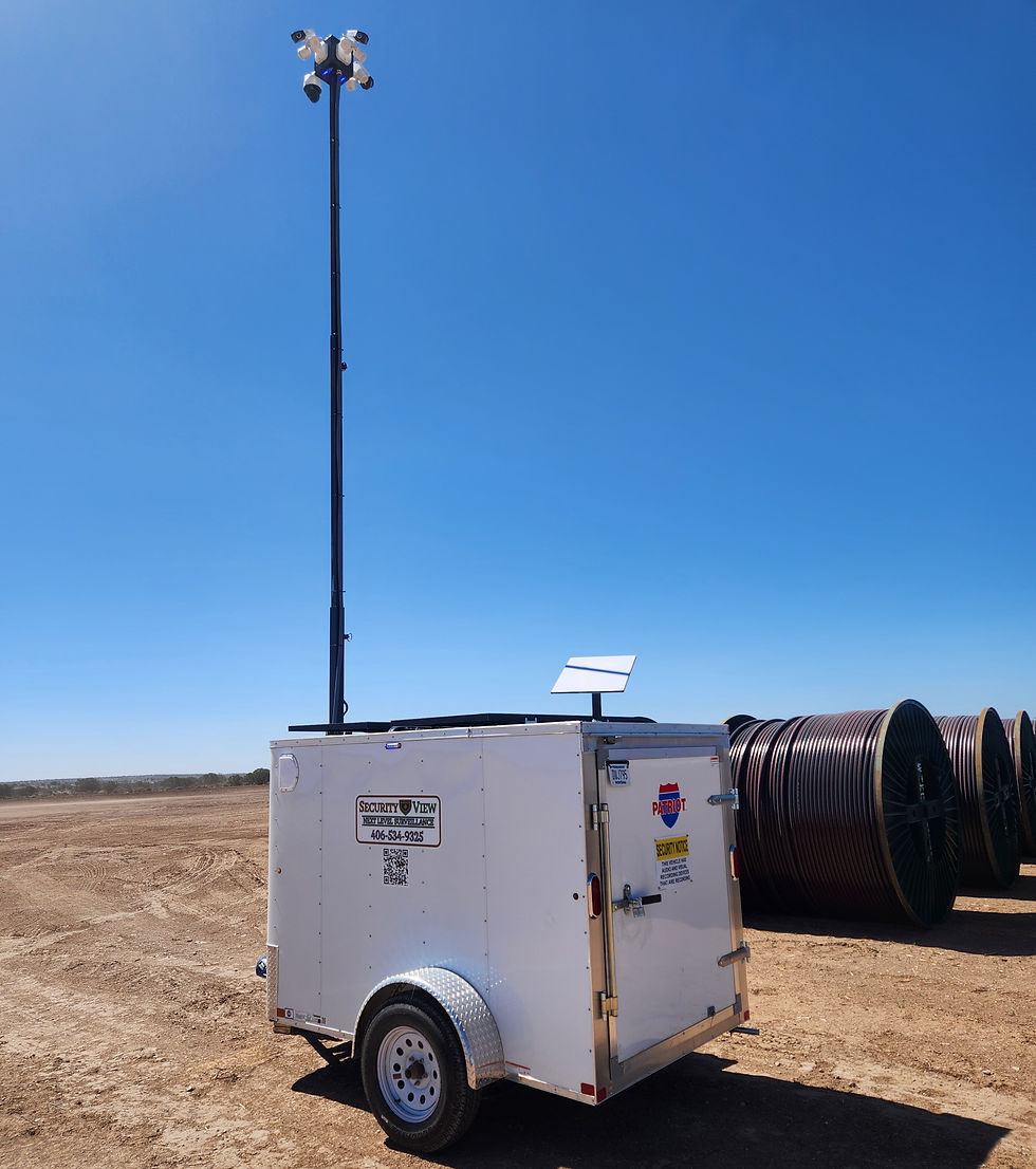 Mobile Security Cameras | Security View LLC Billings, MT