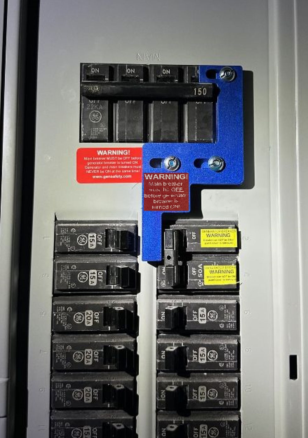 GE-4 200 Amp Vertical Main Kit | GenSafety