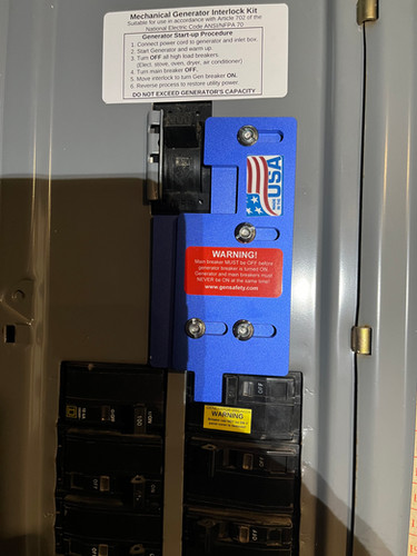 SDVL Square D Generator Interlock for Vertical Main Breaker | GenSafety
