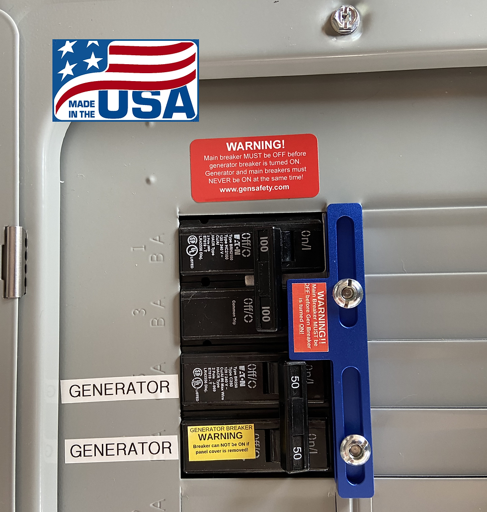 BR-100 Interlock kit for Eaton/Cutler Hammer 100-125 amp panels | GenSafety