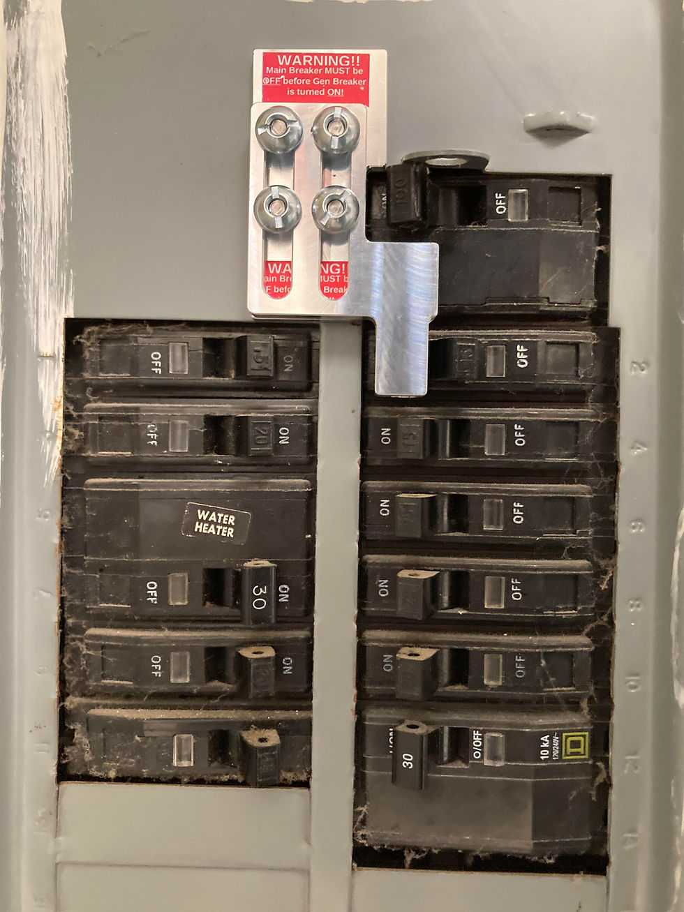 GenSafety | Generator Breaker Interlock Kits - Breaker Panel Safety