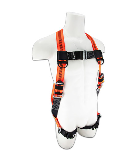 Single D-Ring Harness with Pass through Leg Buckles: Universal Sizing ...