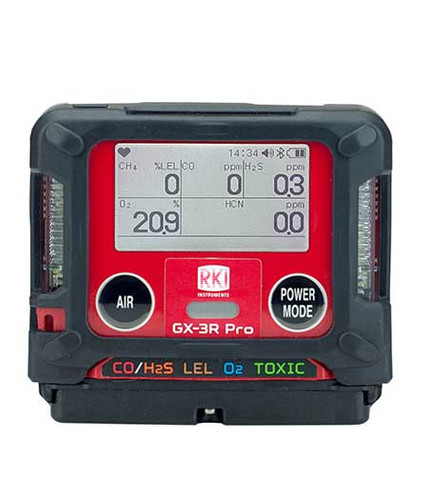 GX-3R Pro Gas Detector With Wireless Communication Confined Space 5 Gas ...