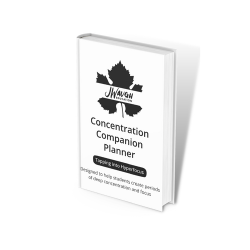 Concentration Companion Planner (Digital Download) | JWaugh Education