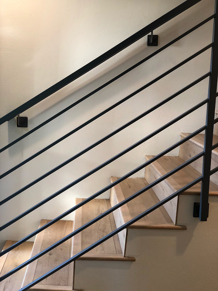 Matching Custom Interior Railing with Client's Existing Handrail in ...