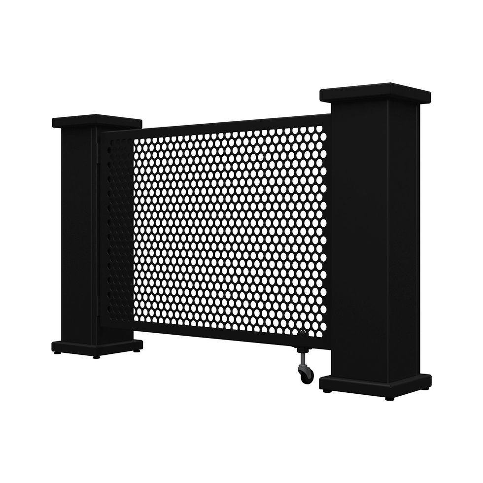 Custom Perforated Metal Fence Gates | Gates | SelectSpace