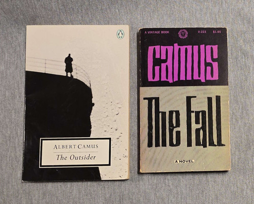 Albert Camus Bundle, The Outsider (The Stranger) 1982 & The Fall 1963 ...