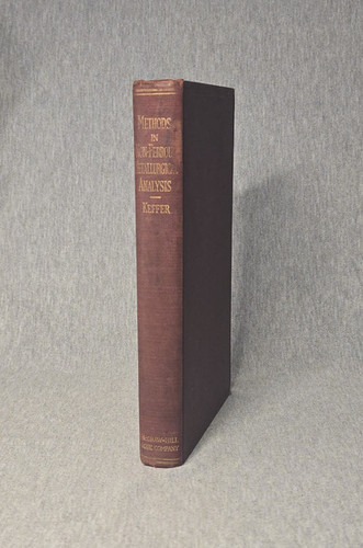 Methods In Non-Ferrous Metallurgical Analysis by Robert Keffer, 1928 ...