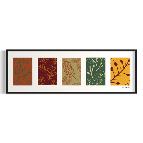 Autumnal | Poster Five In One | Maryjartworks