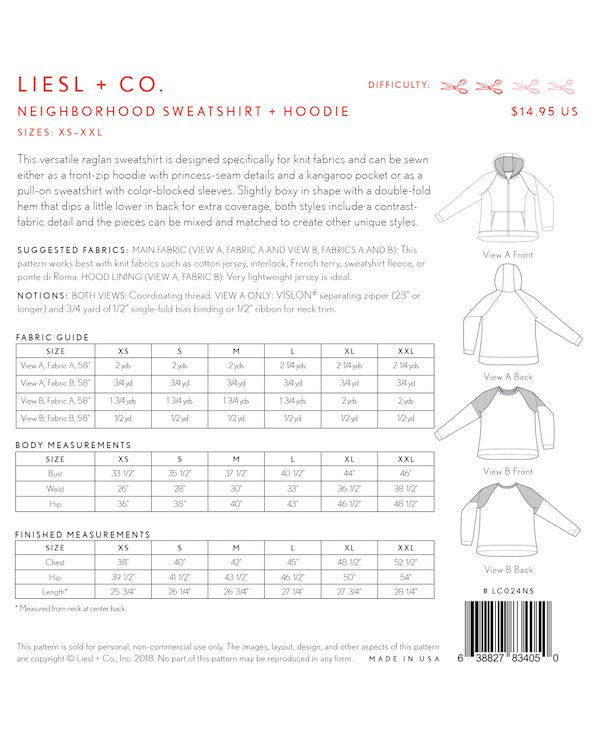 Liesl & Co | Sewing Patterns | Fox and Bee