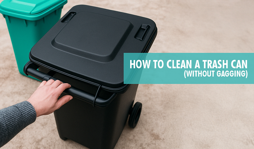 🧼 How to Clean a Trash Can (Without Gagging)