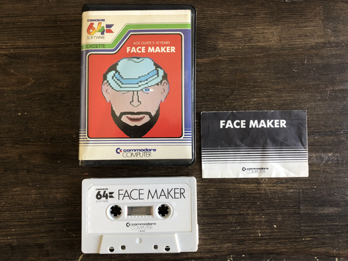 Face Maker C64 Cassette | 8bits4ever
