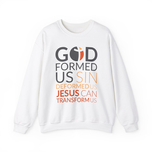 God Formed Us Crewneck Sweatshirt | transformationcf