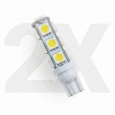 Two (2) 921 LED Bulbs, With T10 Connector | 13 LEDs | Red Wagon ...