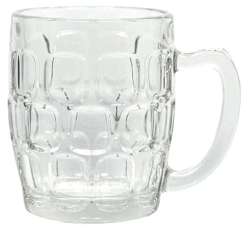 Beer Mug Dimple with Handle - 285ml | Your Event Solution