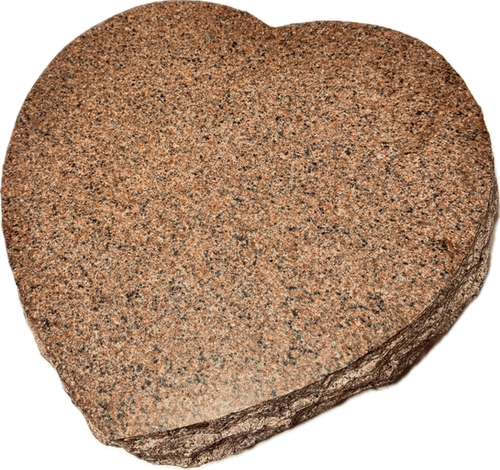 Heart Shaped Marker; Pink | vermontmonuments