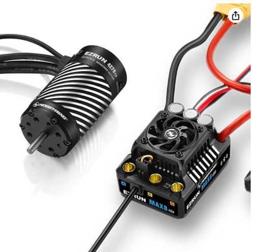 HobbyWing Max 8 ESC and Motor Combo | A D H D Rc