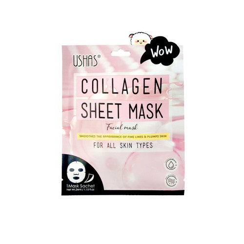 Ushas Collagen Sheet Mask Facial Mask | ATMOSFERA