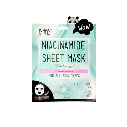 Ushas Niacinamide Sheet Mask Facial Mask | ATMOSFERA