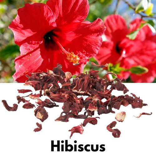 Hibiscus, Dried, Cut & Sifted, Boost your Tea | St Croix Tea