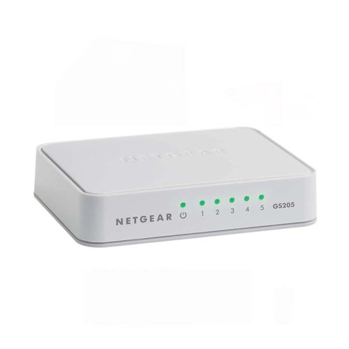 NETGEAR 5-Port Gigabit Ethernet Unmanaged Switch (GS205) - Desktop or ...